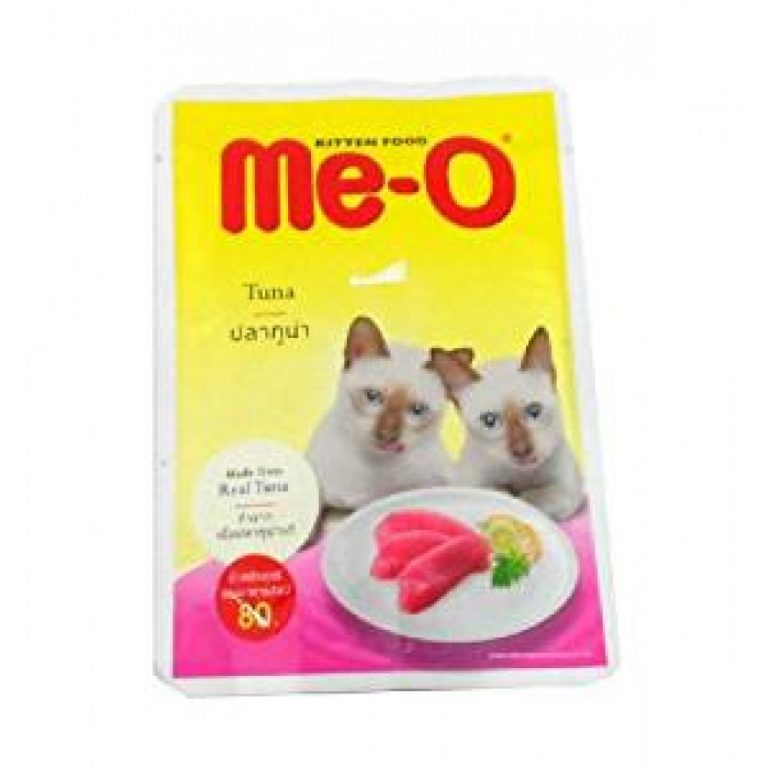 Me-O Pouch Cat Food Tuna & Sardine in Jelly (80gm) | Poshaprani.com