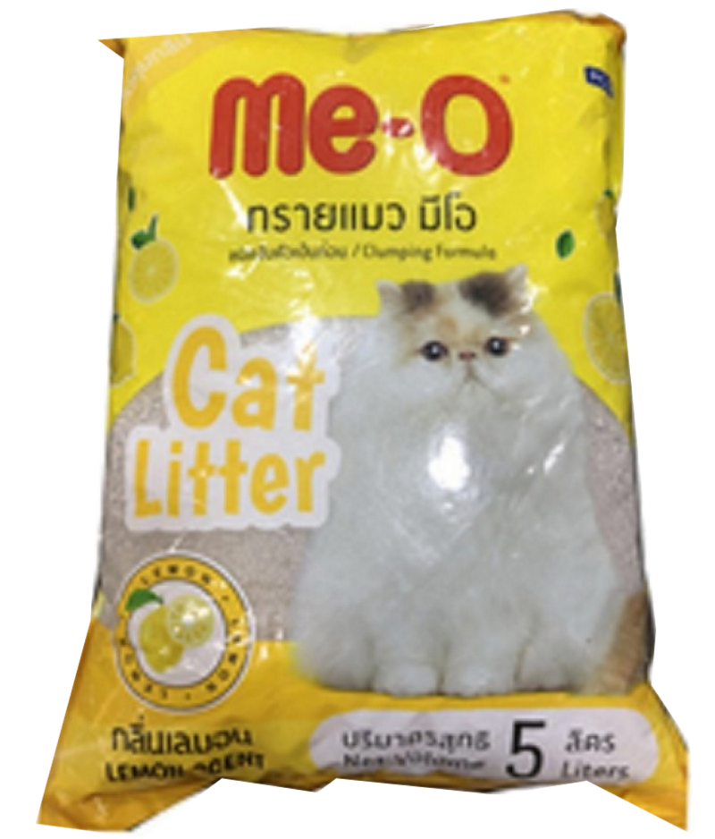 Me-O Clumping Cat Litter Lemon (5lt) | Poshaprani.com
