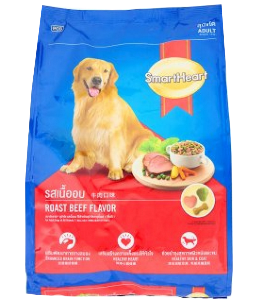 SmartHeart Adult Dog Food Roasted Beef (500gm) | Poshaprani.com