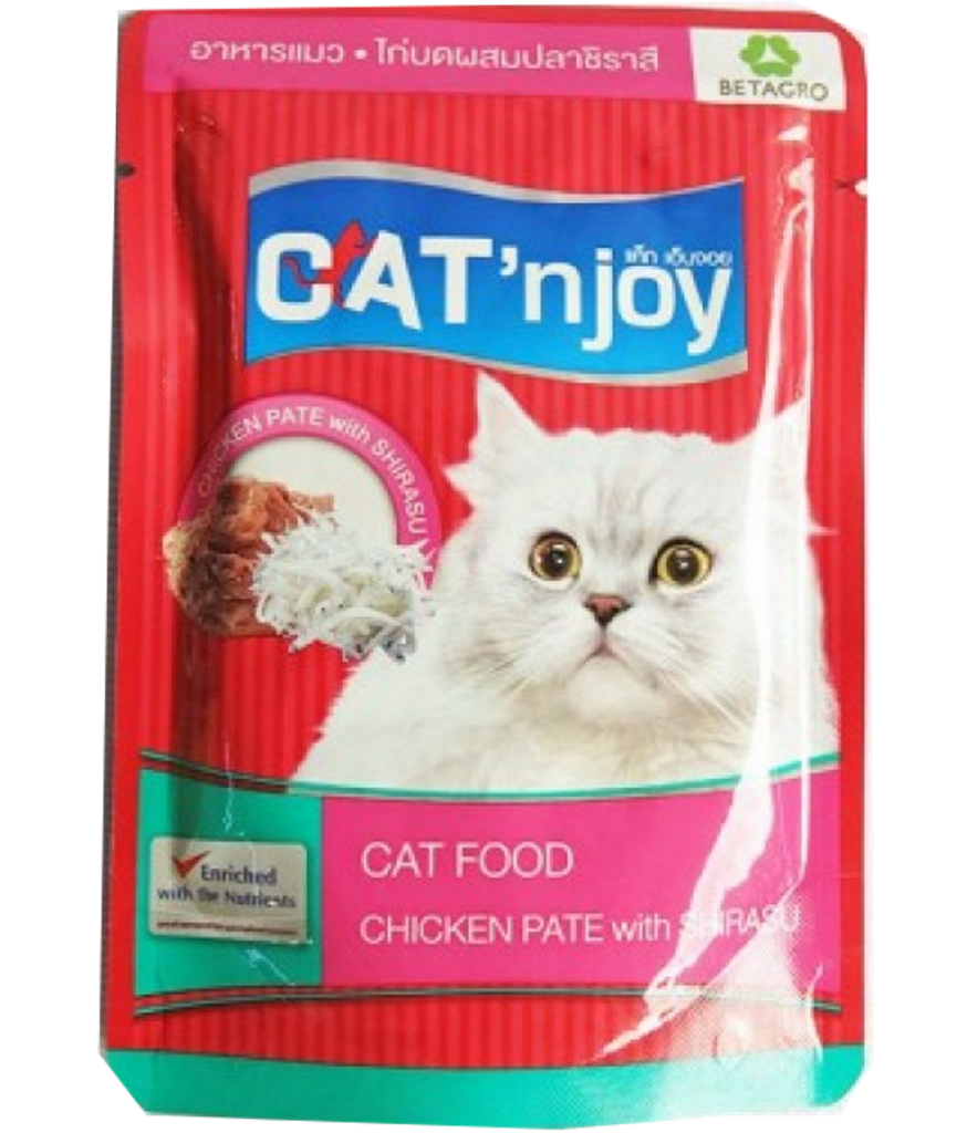 Cat n Joy chicken pate with shirasu in Jelly 80gm | Poshaprani.com