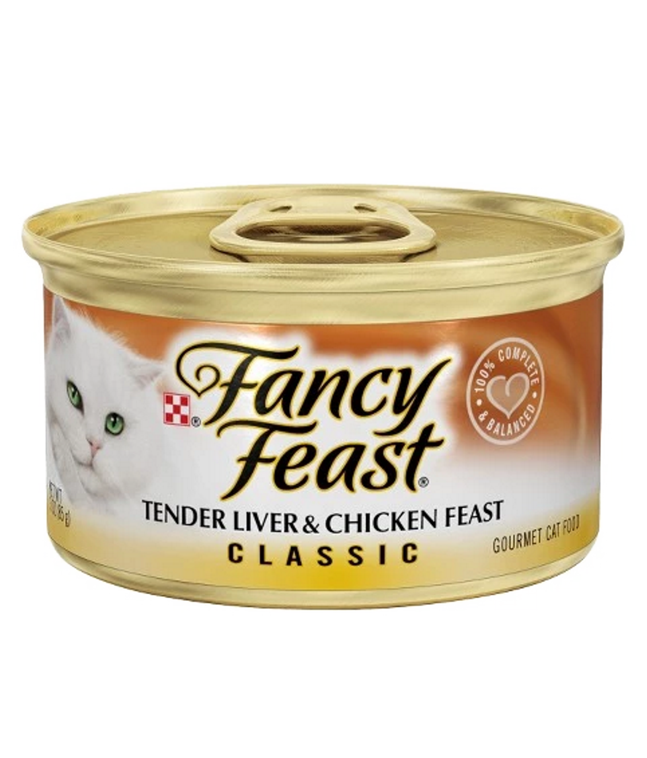 Fancy Feast Classic Tender Liver and Chicken Feast Cat Food 85gm ...