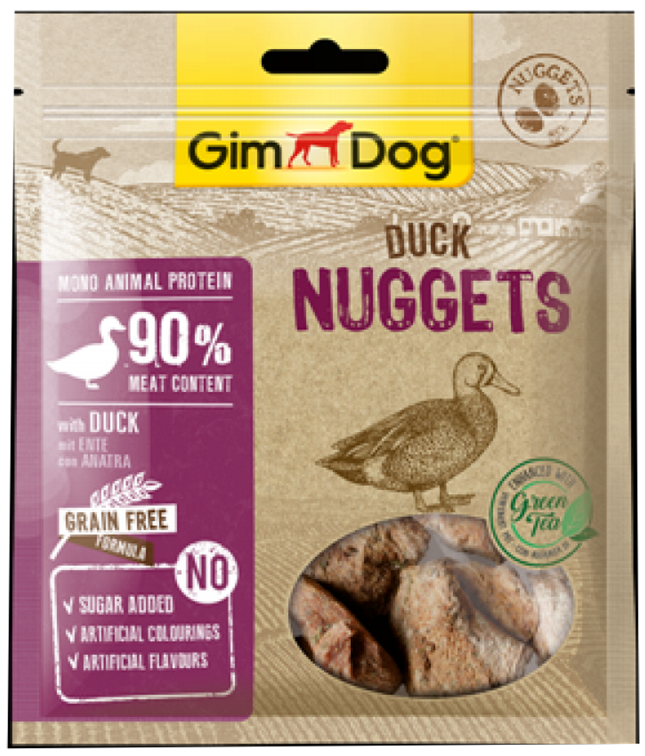 GimDog Duck Nuggets Dog Treat 55gm | Poshaprani.com
