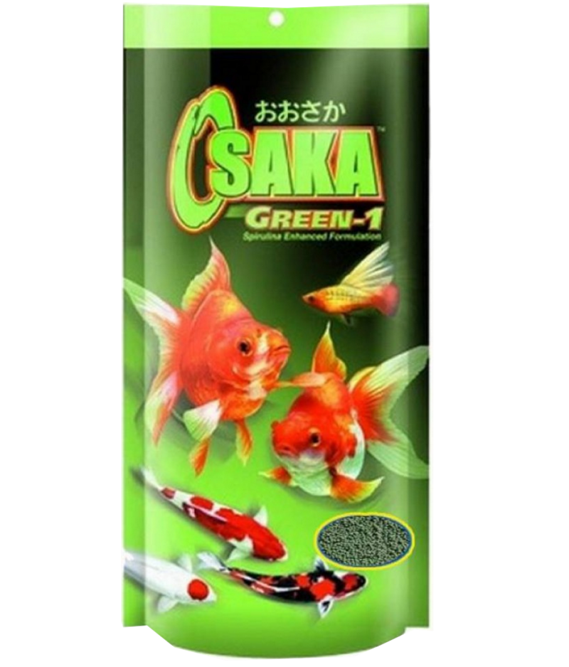 Osaka Green-1 Fish Food (200gm) | Poshaprani.com