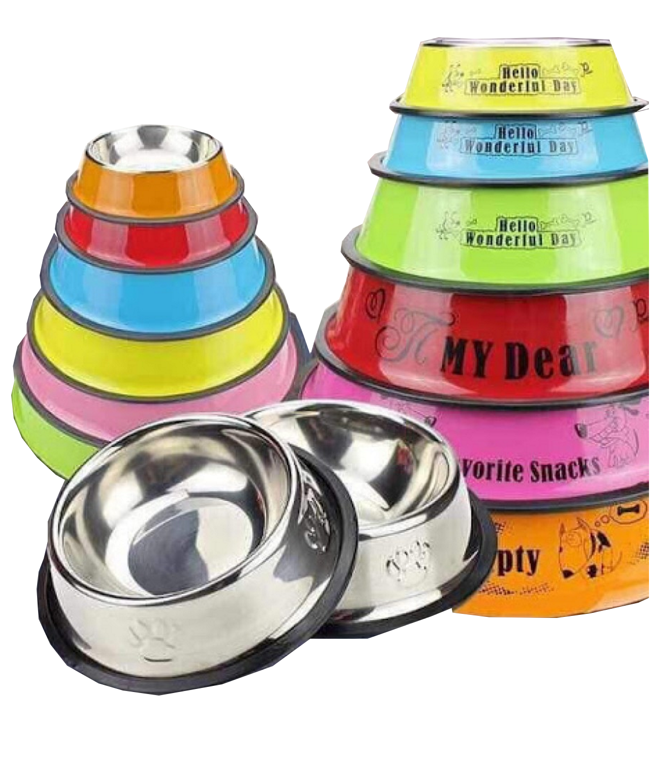 Premium Steel Pet Food Bowl | Poshaprani.com