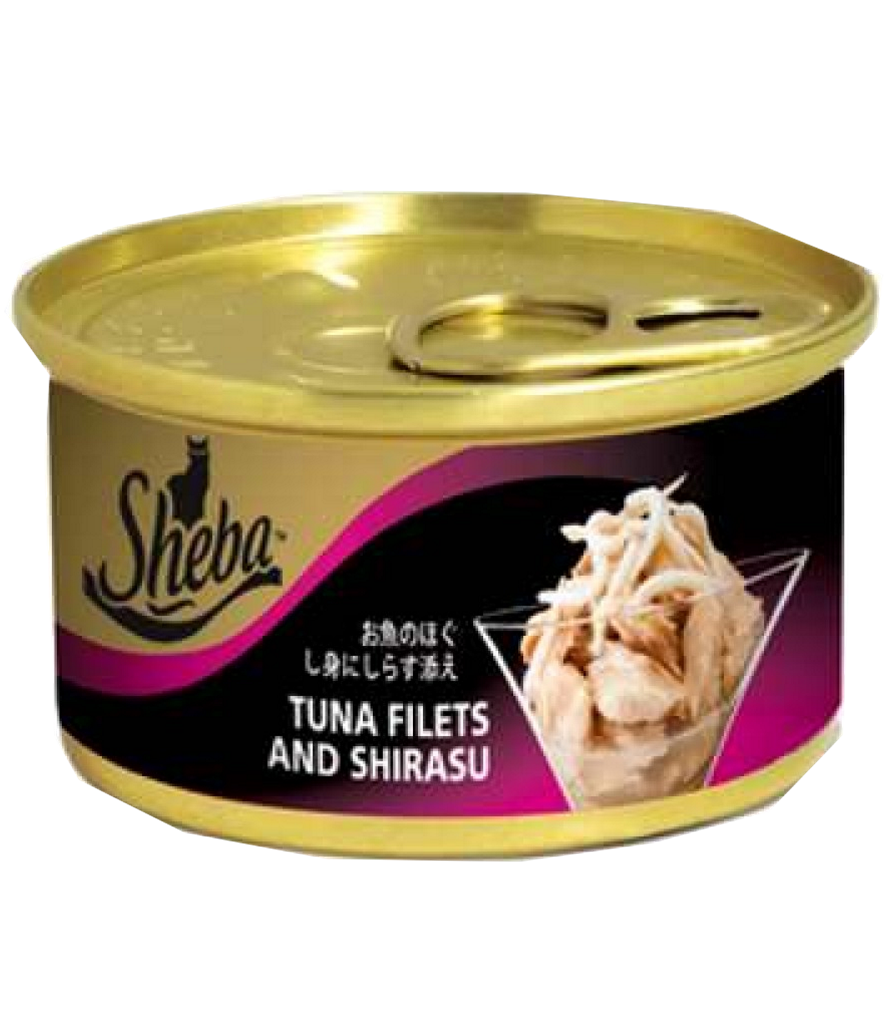 Sheba Deluxe Canned Cat Food Tuna Flakes And Shirasu in Gravy 85g ...