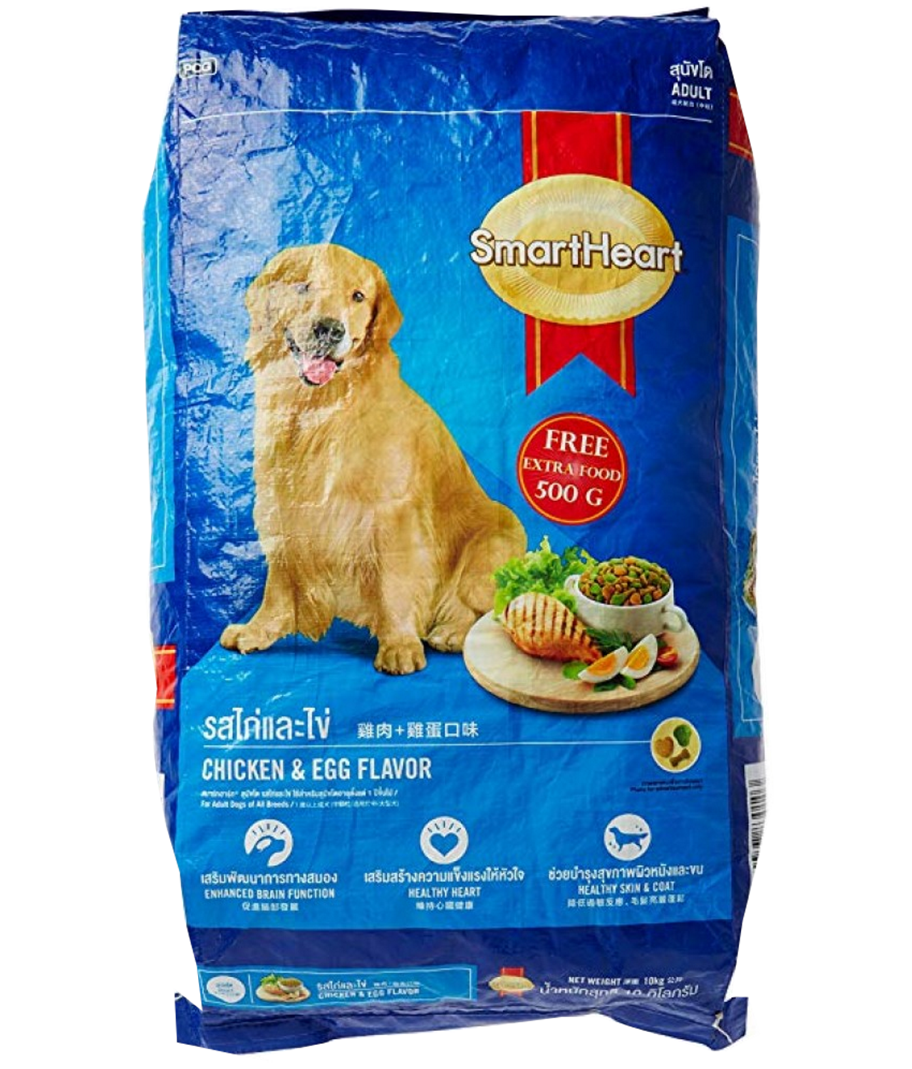 SmartHeart Adult Dog Food Chicken And Egg 10kg | Poshaprani.com