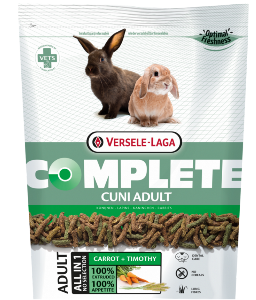 Versele-Laga Complete Cuni Adult Rabbit Carrot + Timothy 500gm ...