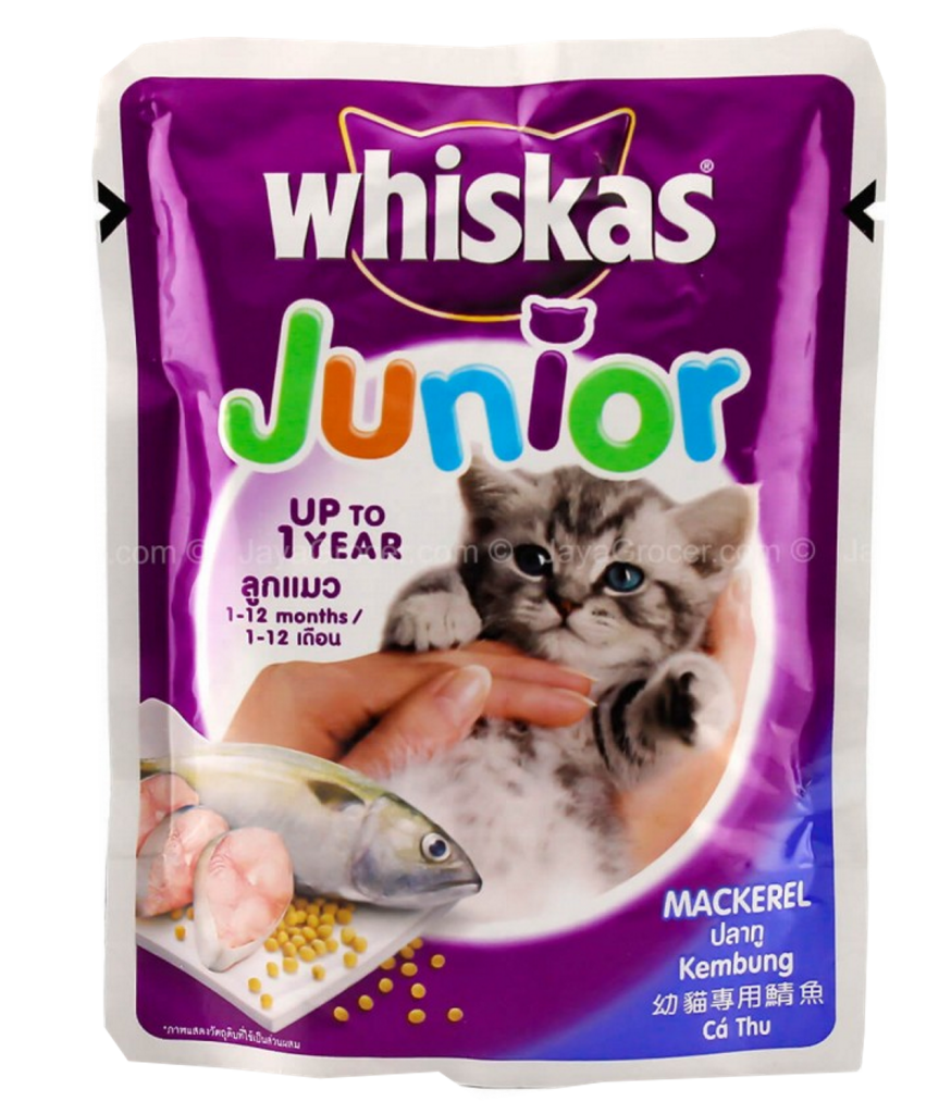 Whiskas Junior Pouch Cat Food Mackerel (Kitten) 85gm | Poshaprani.com Whiskas Junior Pouch Cat Food Mackerel (Kitten) 85gm | Poshaprani.com