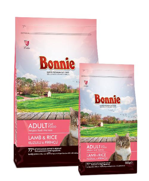 Bonnie Adult Cat Food Lamb and Rice 1.5kg | Poshaprani.com